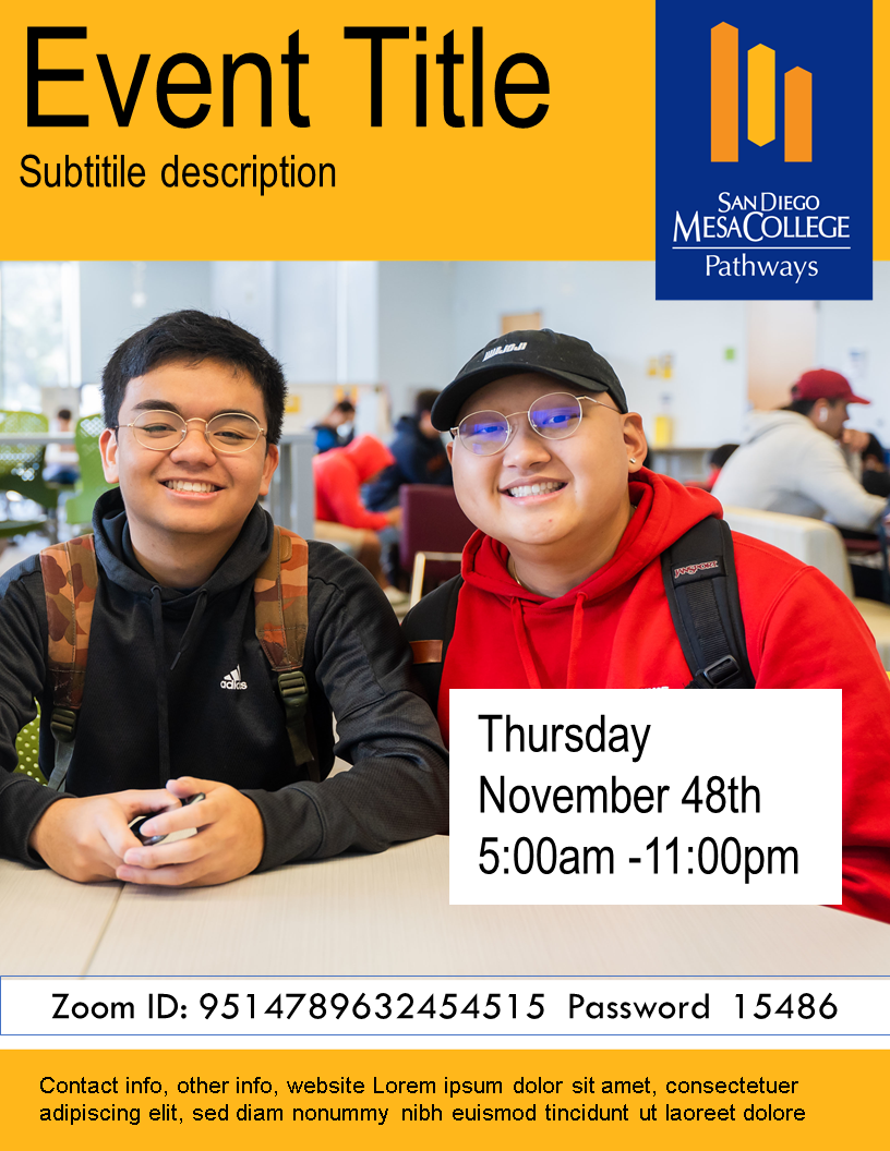 Mesa Pathways | College Initiatives | San Diego Mesa College