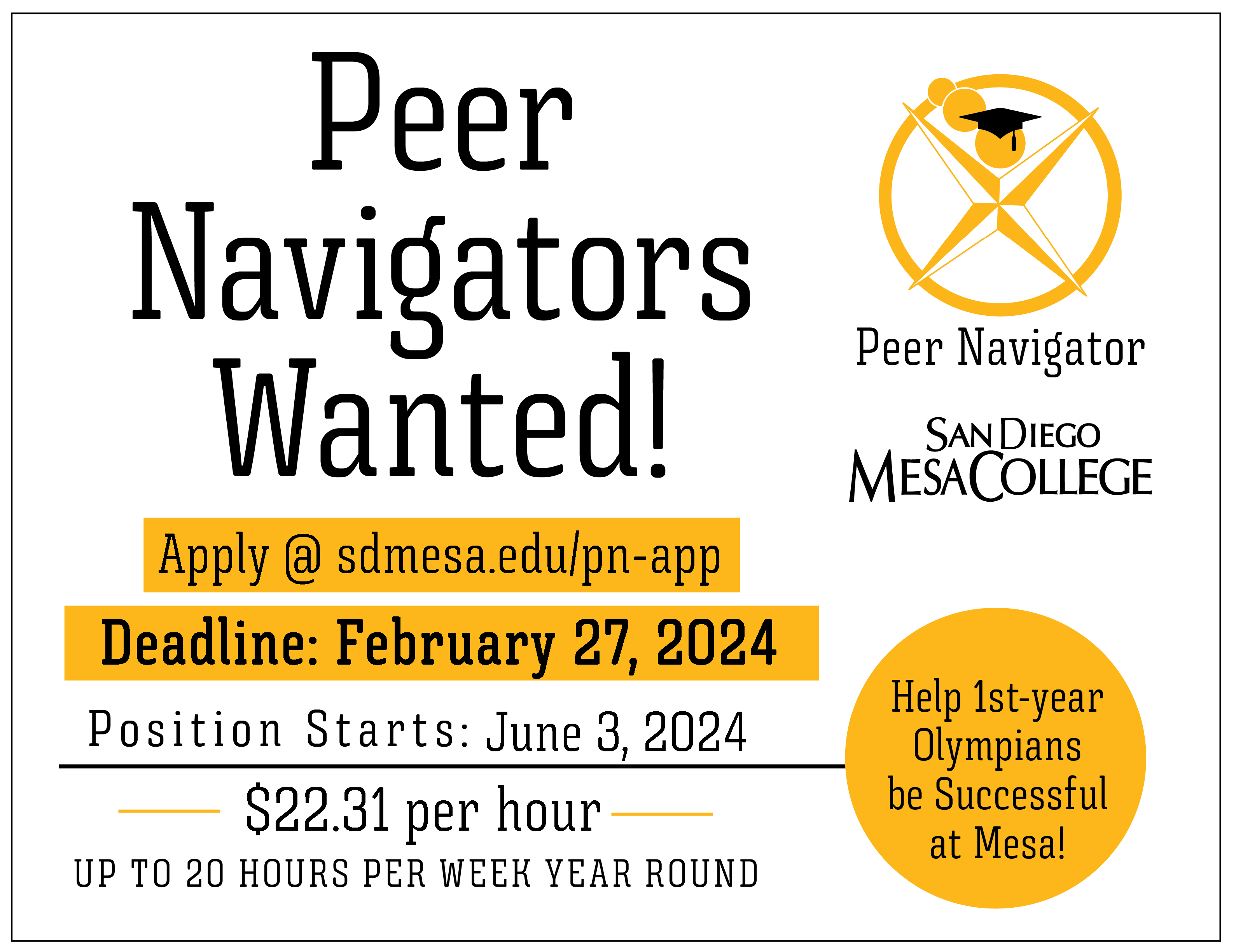 Peer Navigator Program | CRUISE | Student Services | San Diego Mesa College